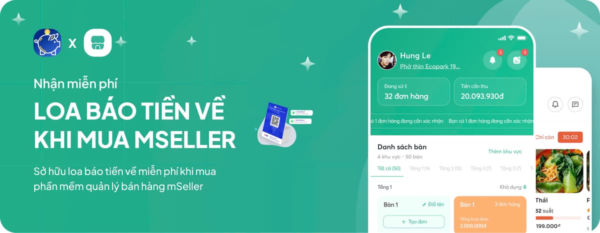 mSeller - Phần mềm quản lý bán hàng tinh gọn dễ sử dụng